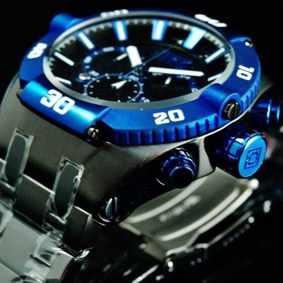Invicta | Accessories | Mens 5mm Tactical Force 50mm Blue Watch | Poshmark